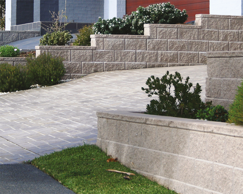Natural Impressions® Duostone Retaining Wall Blocks | Adbri Masonry
